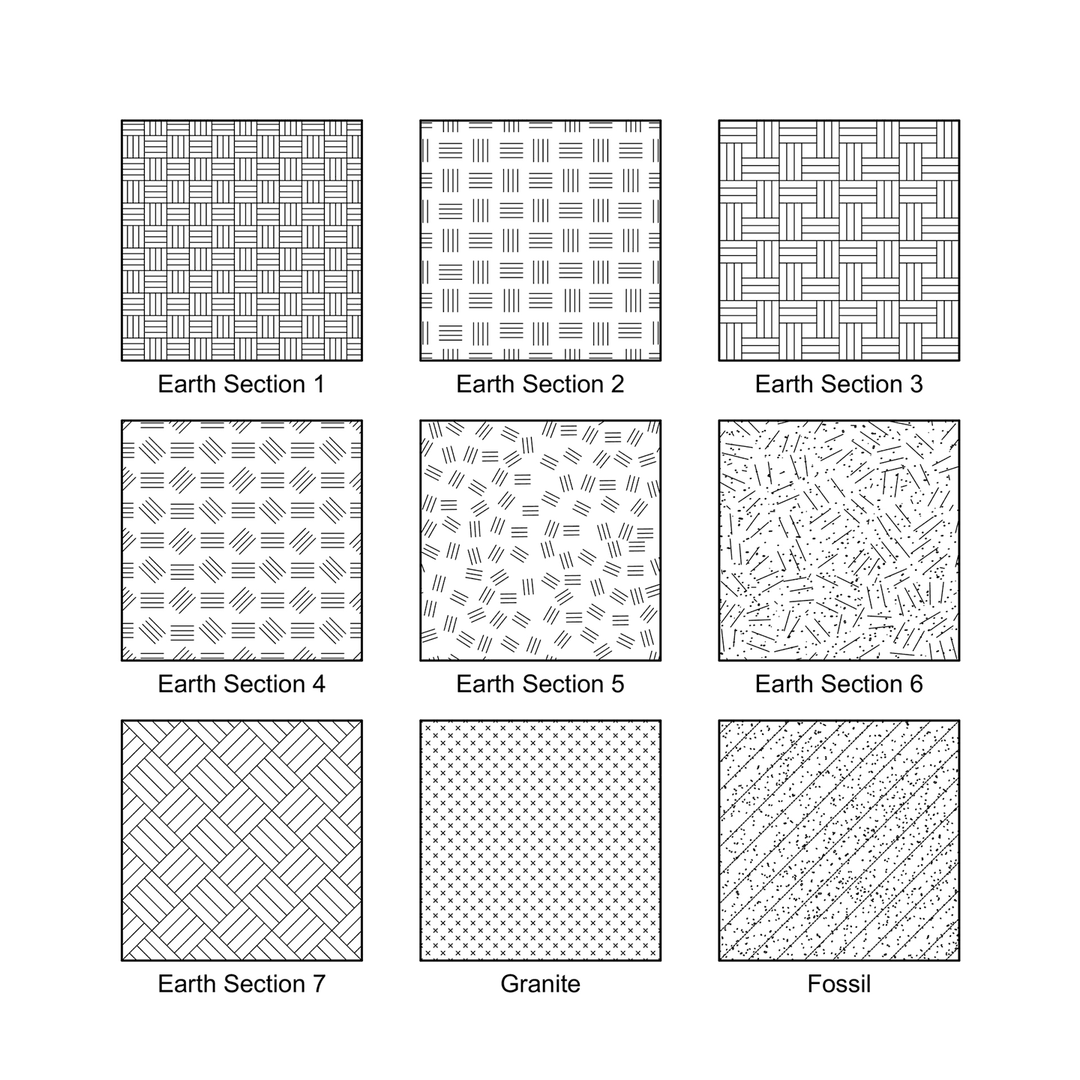 ArchiCAD Vector Fills - Earth Patterns | Studio Alternativi