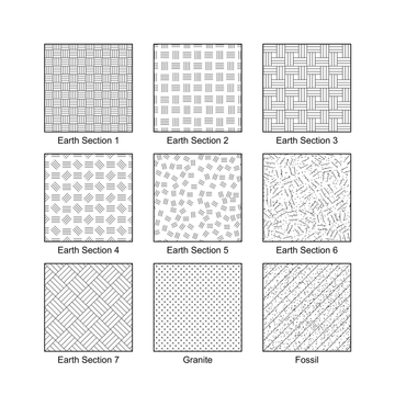 ArchiCAD Vector Fills - Earth Patterns | Studio Alternativi