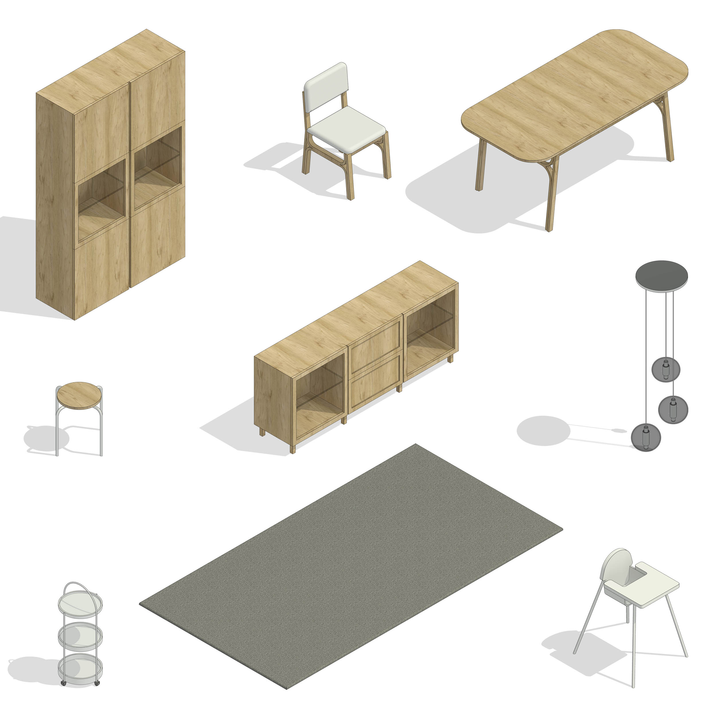 Revit Family - Dining Room – Studio Alternativi