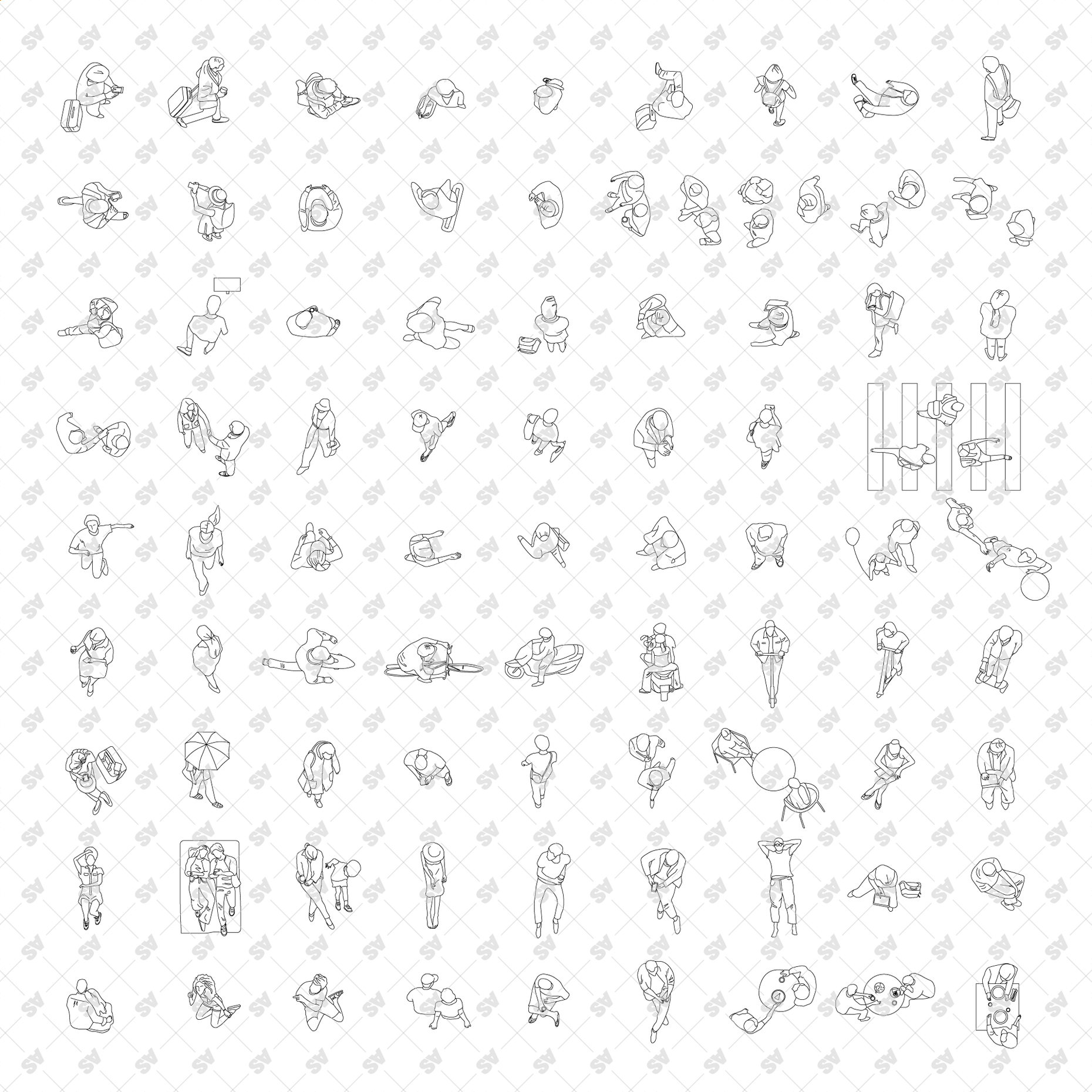 Top View | CAD & Vector | Studio Alternativi