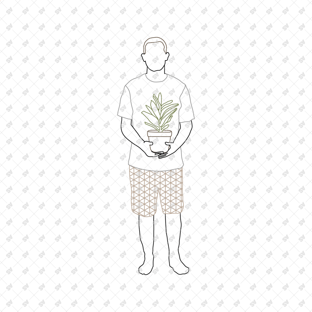CAD Vector PNG Line-Art Characters | Studio Alternativi