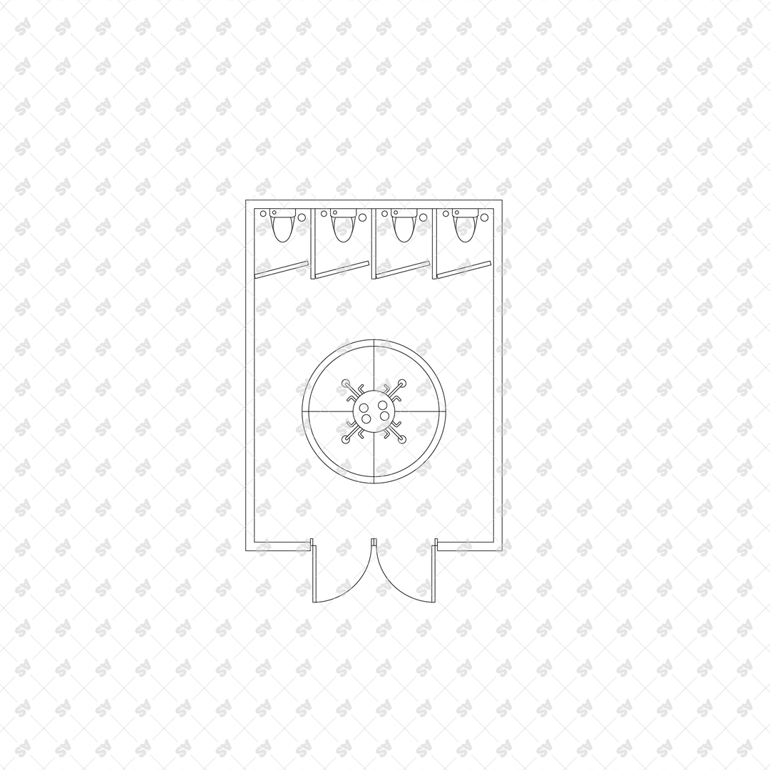 CAD, Vector, PNG Public Toilet Layouts in Top View – Studio Alternativi