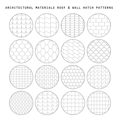 Illustrator Pattern Library - Architectural Materials | Patterns ...
