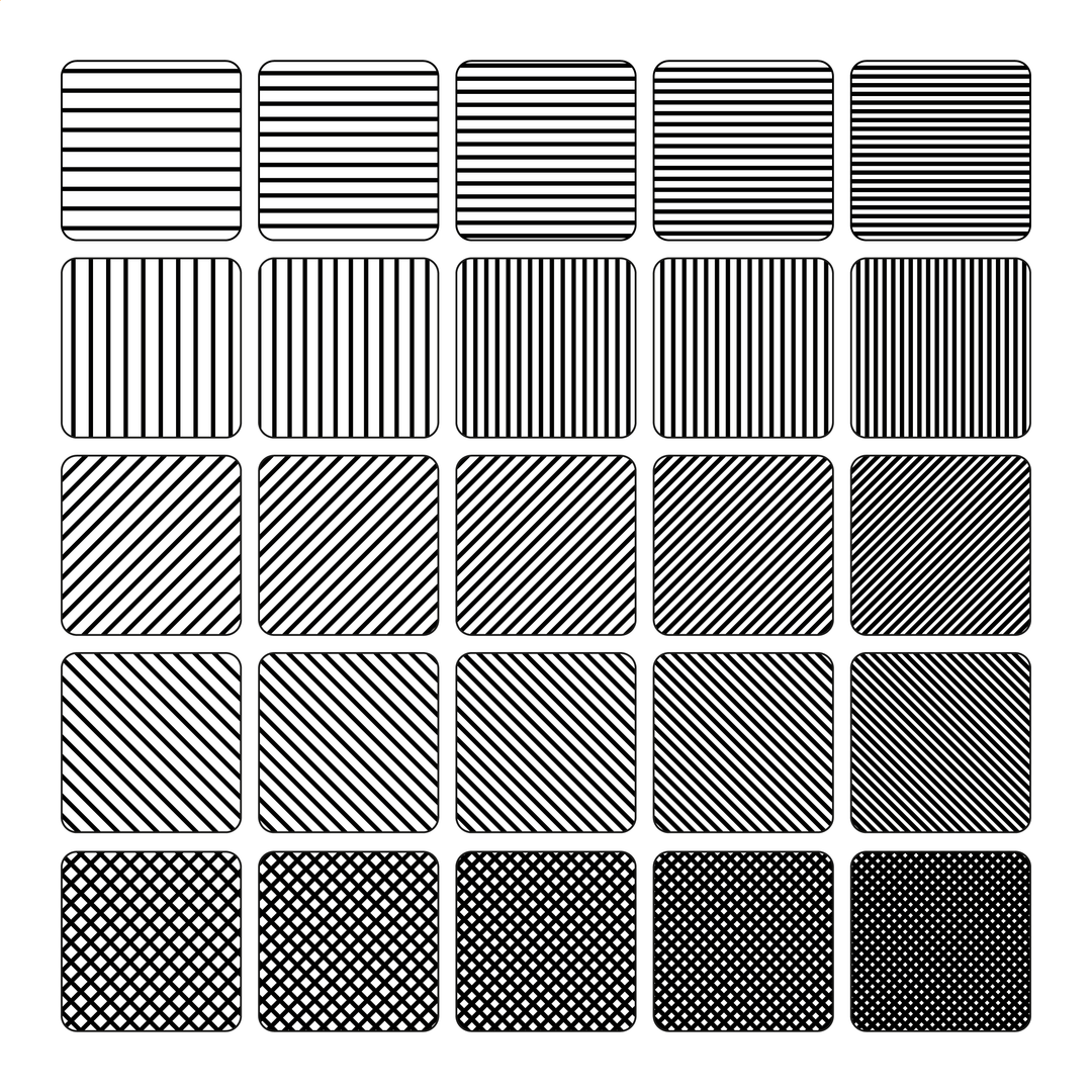 Architectural Materials | Patterns | Thick Lines Set – Studio Alternativi