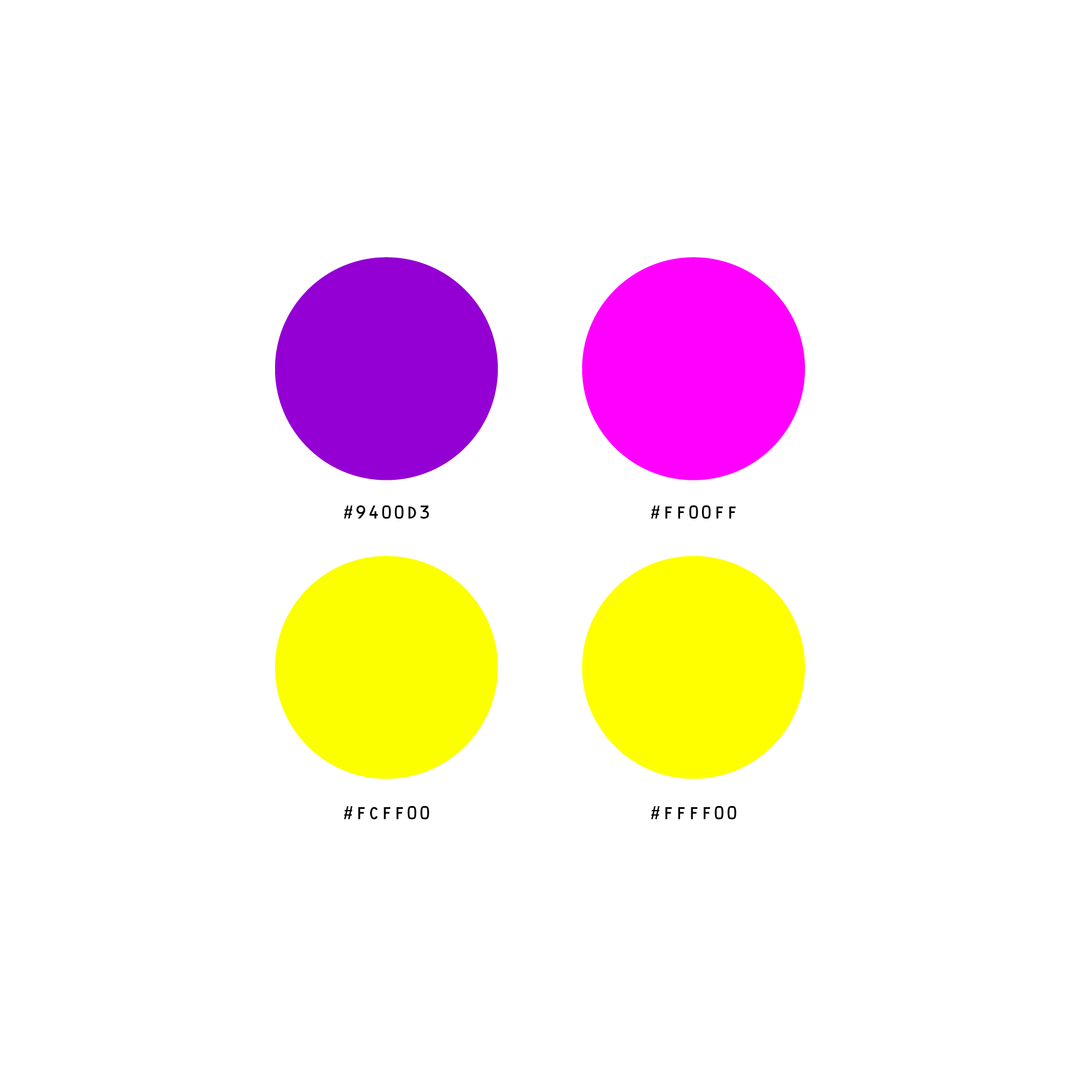 Patterns | Fluorescent Colors Swatches – Studio Alternativi