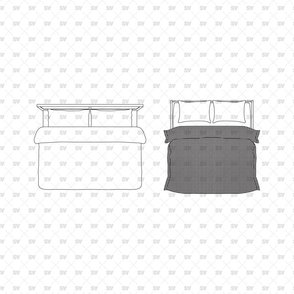 CAD, Vector, PNG Furniture in Top View | Studio Alternativi