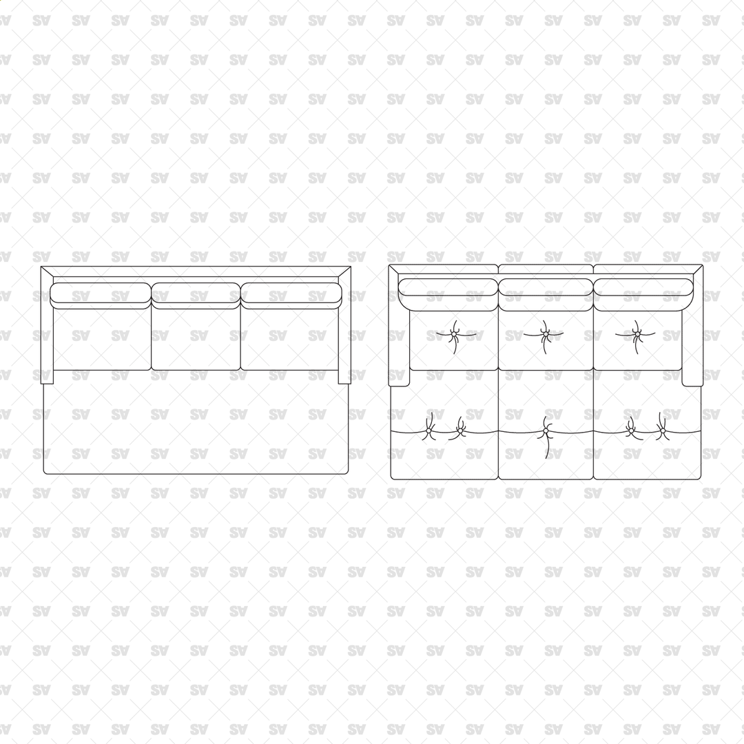 CAD, Vector, PNG Furniture in Top View | Studio Alternativi