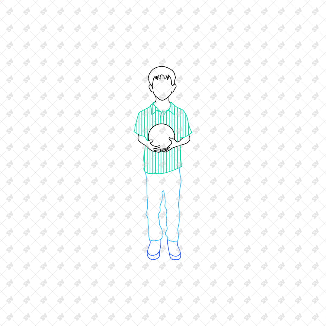 CAD Vector PNG Line-Art Characters | Studio Alternativi