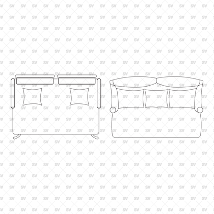 CAD, Vector, PNG Furniture in Top View | Studio Alternativi