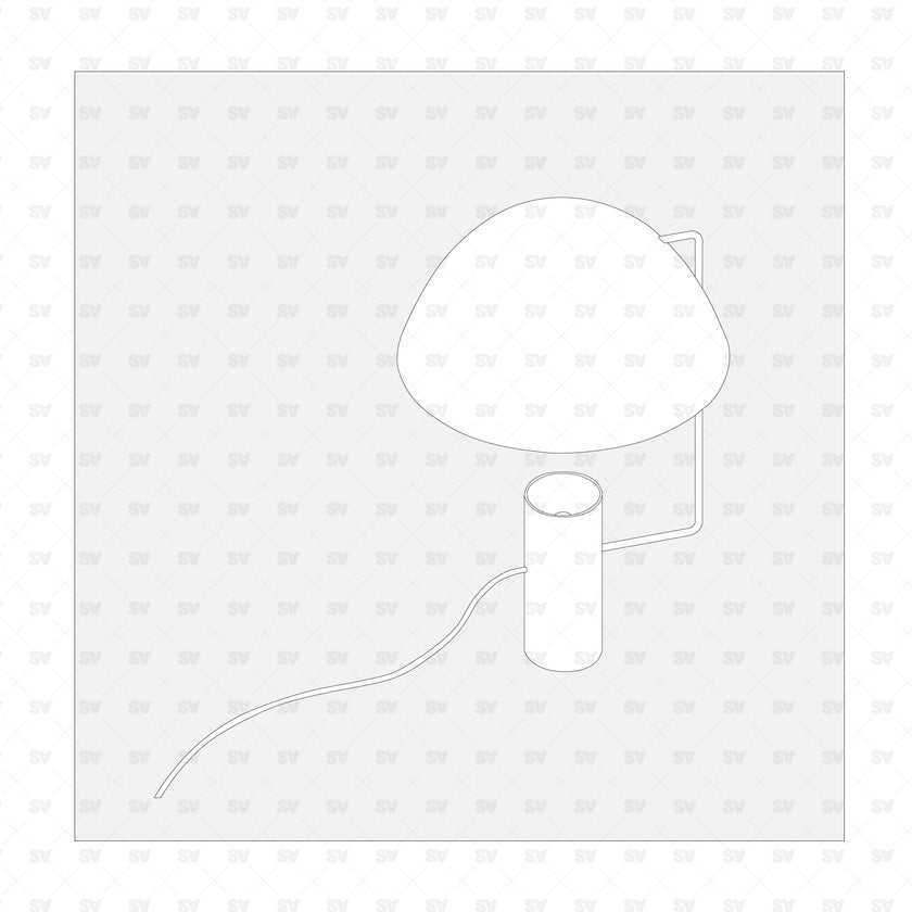 Isometric Lamps | Architecture | AI PNG | Studio Alternativi