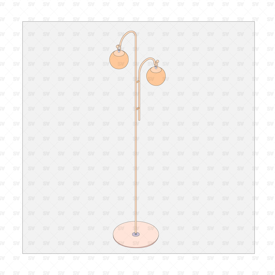 Isometric Lamps | Architecture | AI PNG | Studio Alternativi