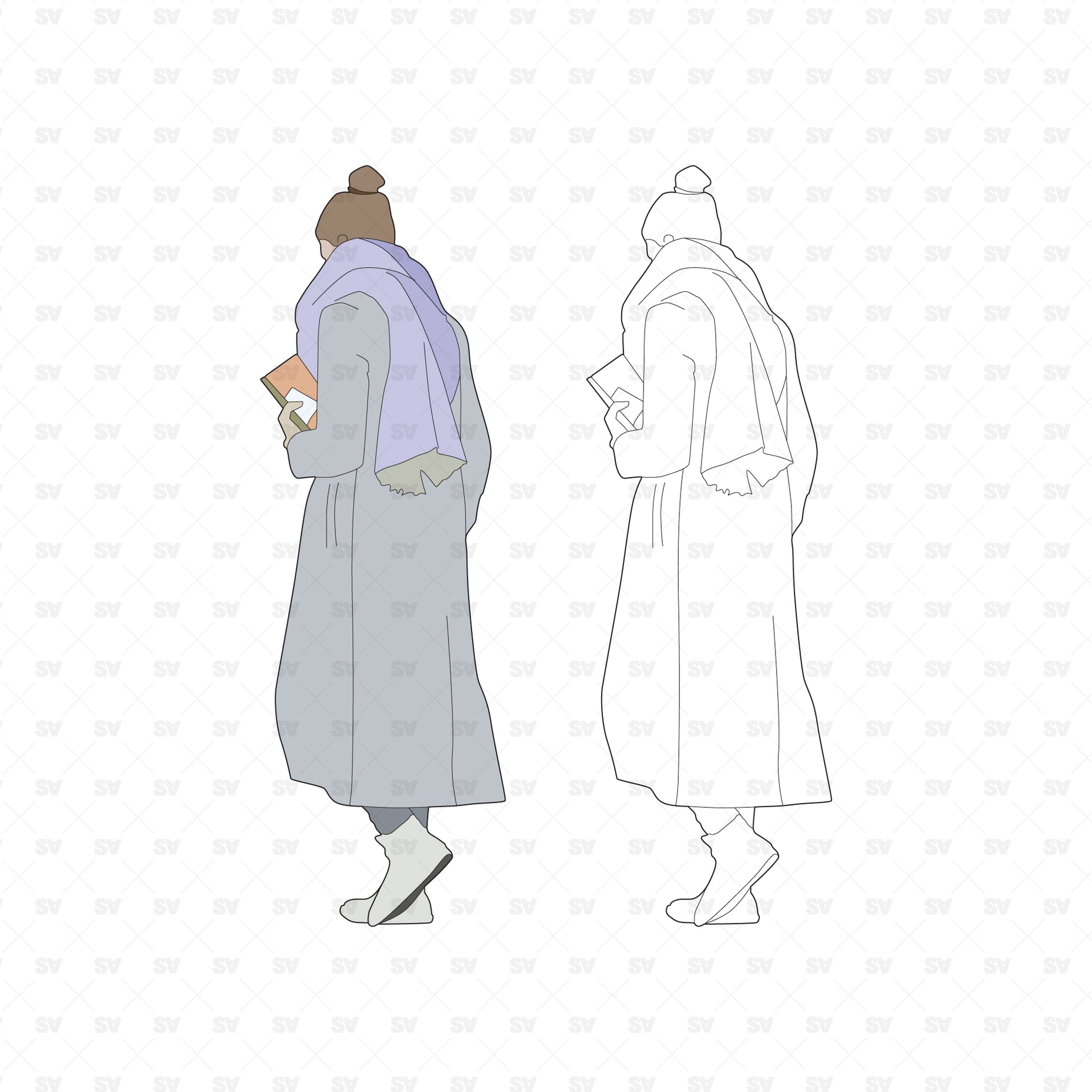24 Human Figure Illustrations - Vector & PNG – Studio Alternativi