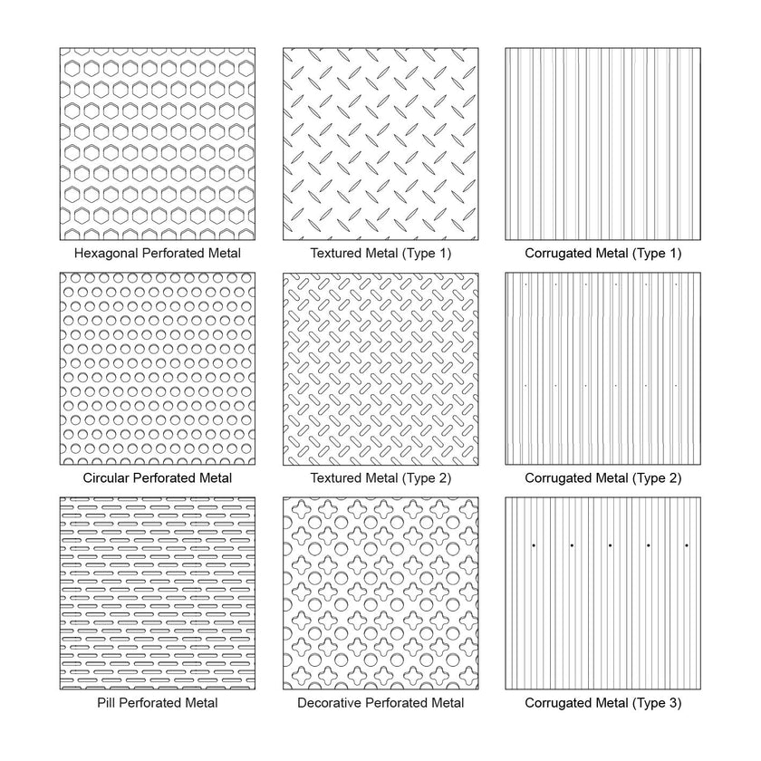 Illustrator Pattern Library - Architectural Materials | Patterns ...