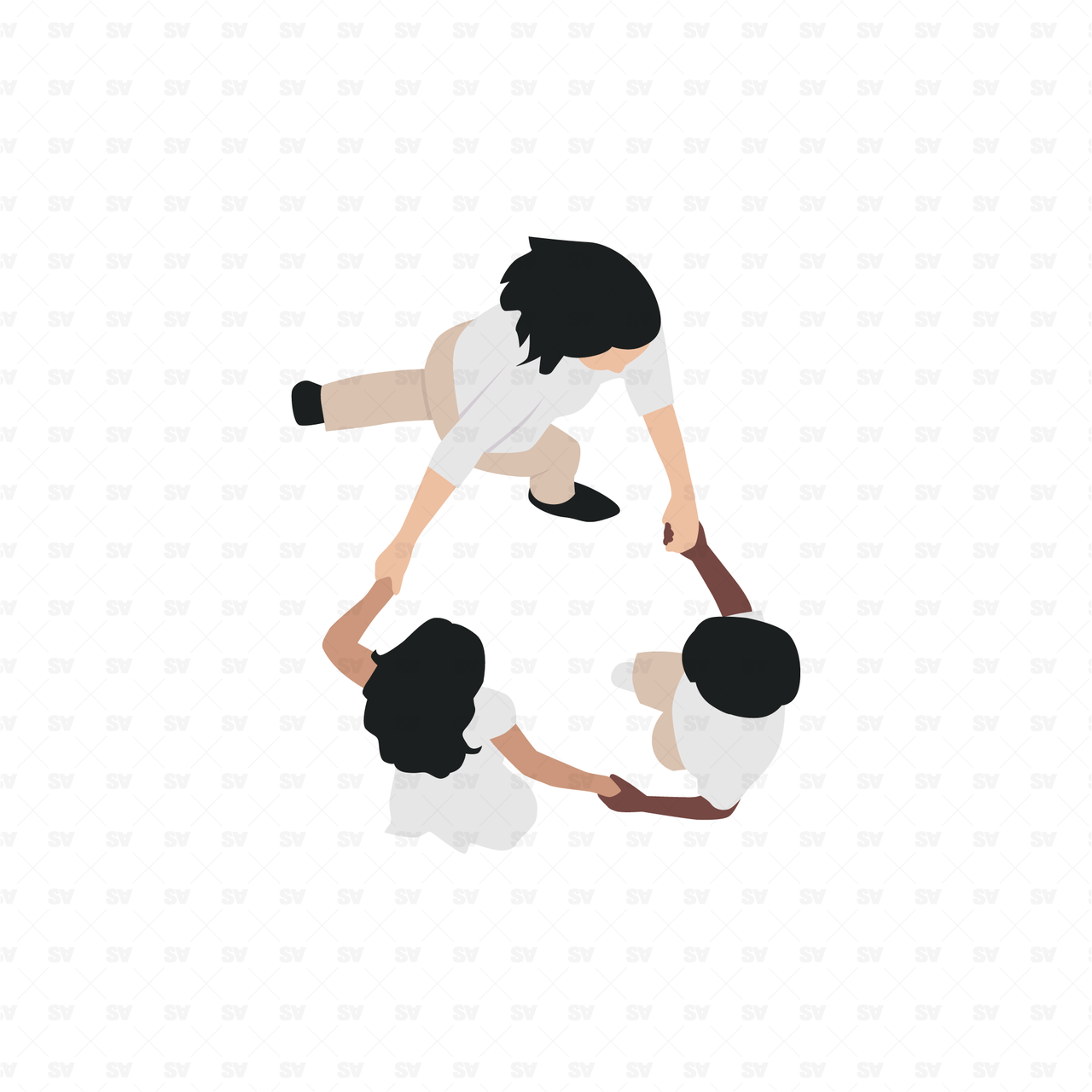 Vector, PNG People in Top View Set – Studio Alternativi