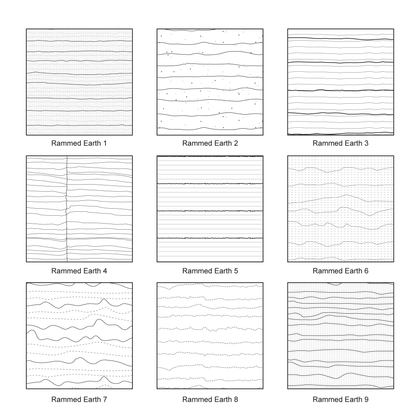 Illustrator Pattern Library - Architectural Materials | Patterns ...