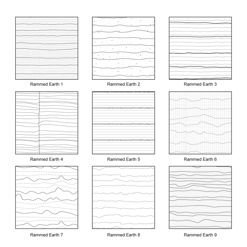 Illustrator Pattern Library - Architectural Materials | Patterns ...