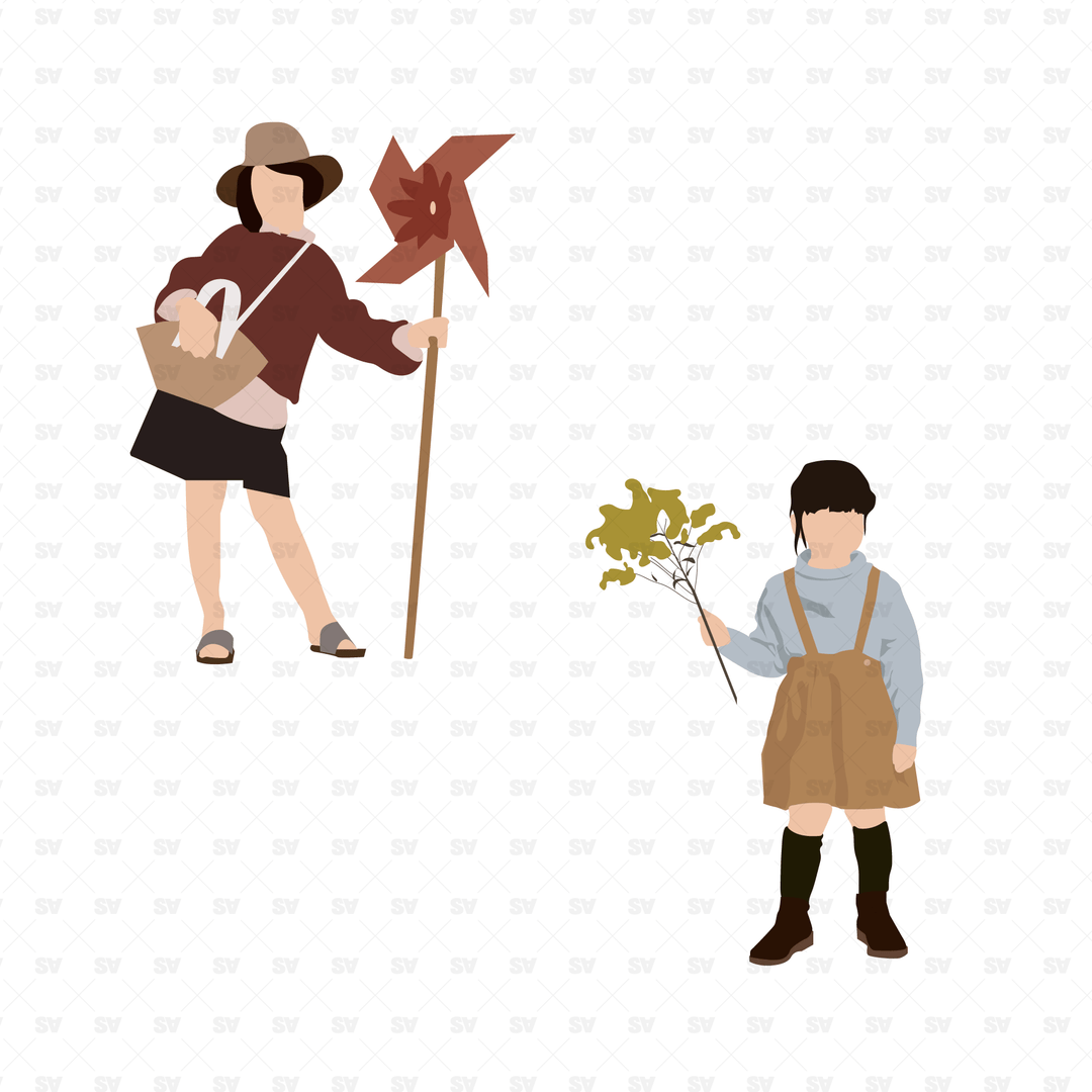 Autumn Vector Kids | PNG AI | Studio Alternativi