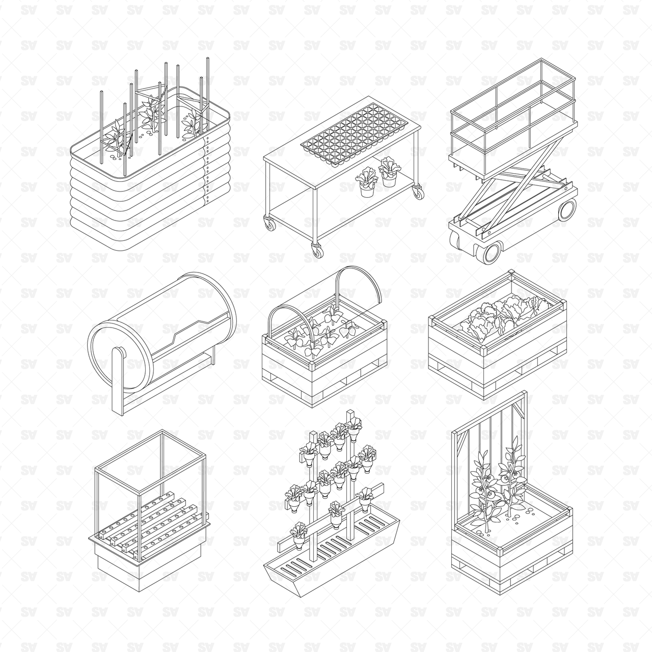Urban Farming Architecture | PNG AI CAD | Studio Alternativi