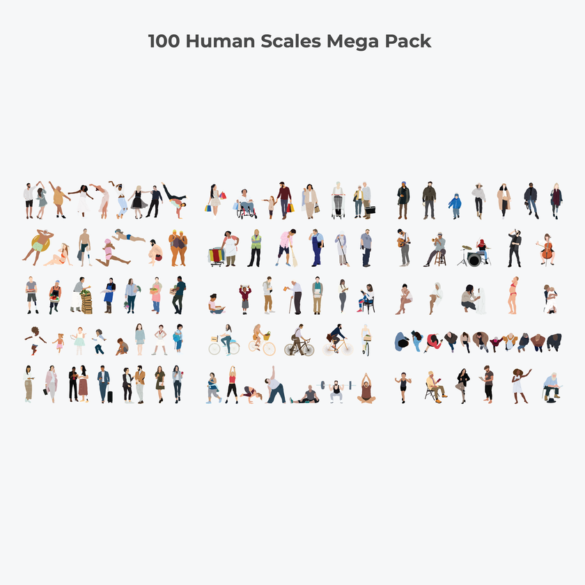 Mega Vector Pack: 100 People Doing Things – Studio Alternativi