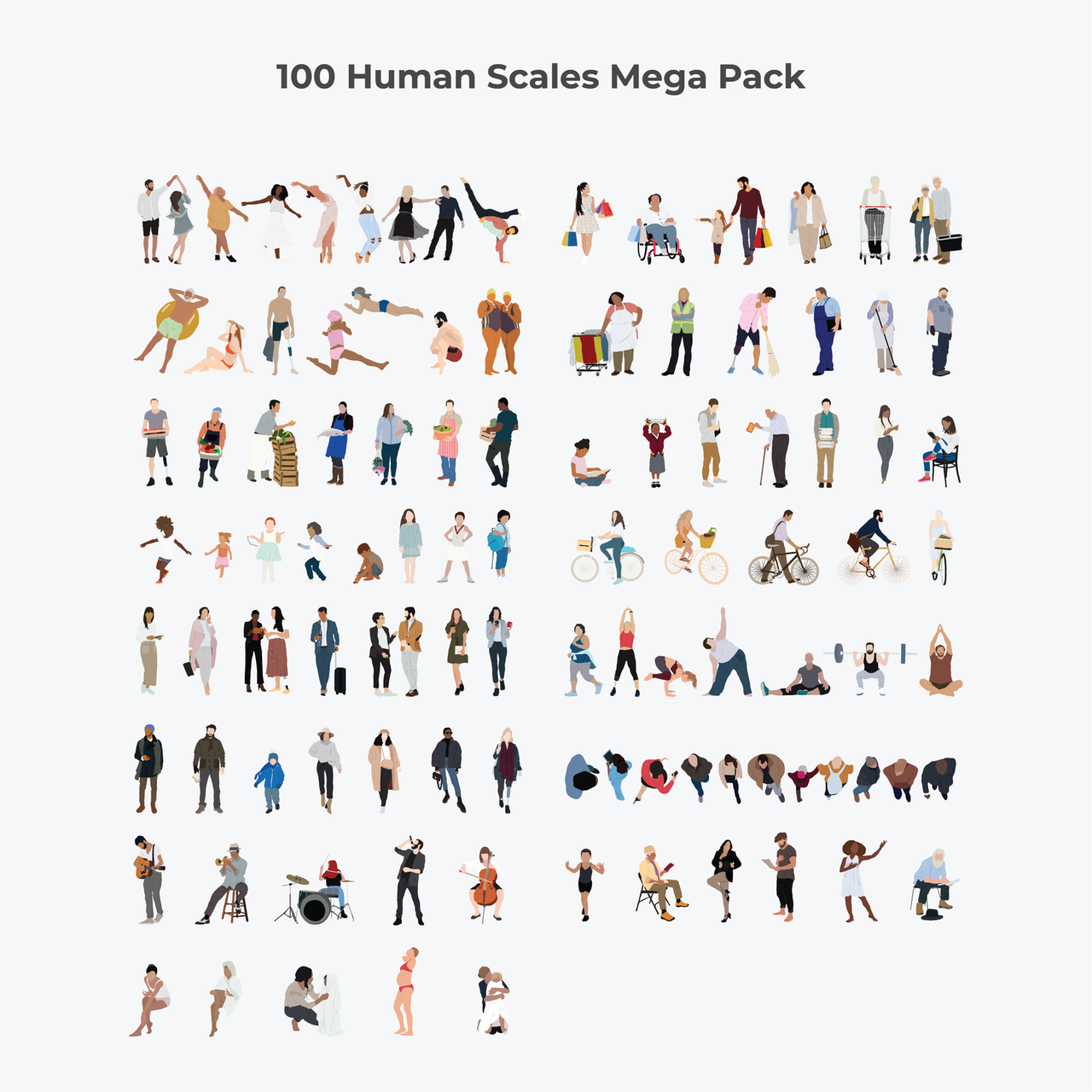 Mega Vector Pack: 100 People Doing Things – Studio Alternativi