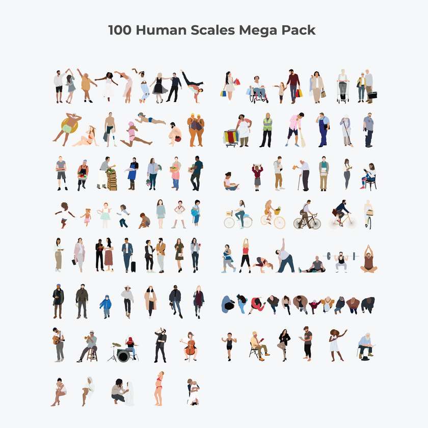 Mega Vector Pack: 100 People Doing Things – Studio Alternativi