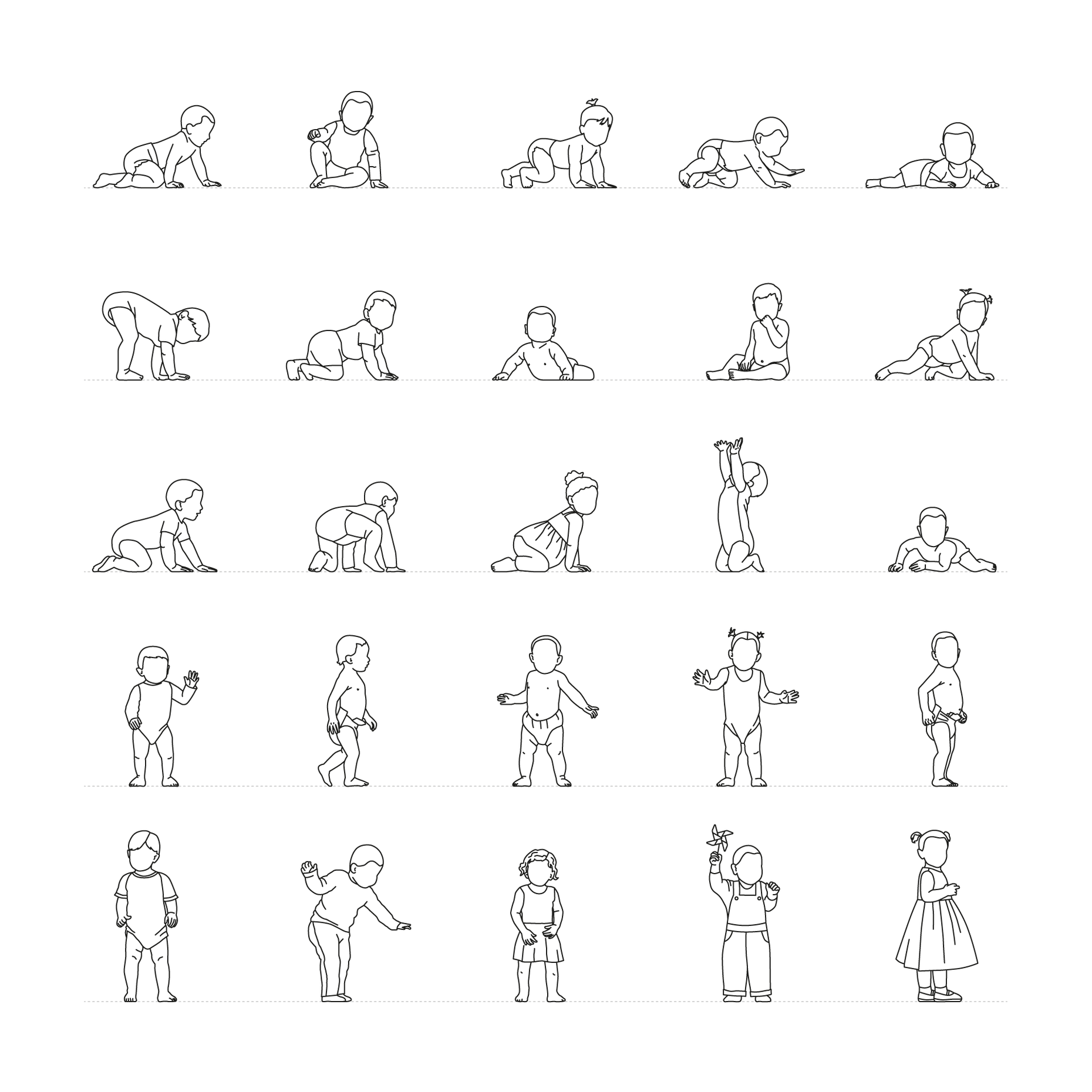 CAD & Vector Babies and Toddlers Set | Studio Alternativi