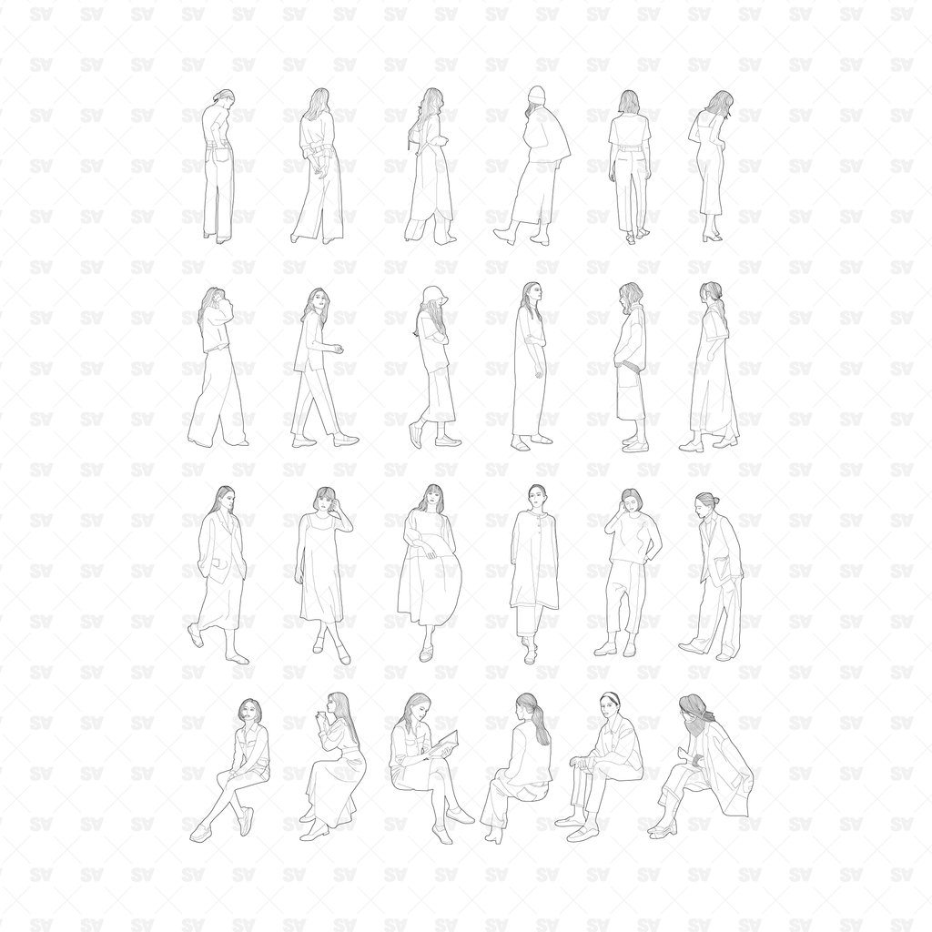 Vector Female Character | AI PNG Download | Studio Alternativi