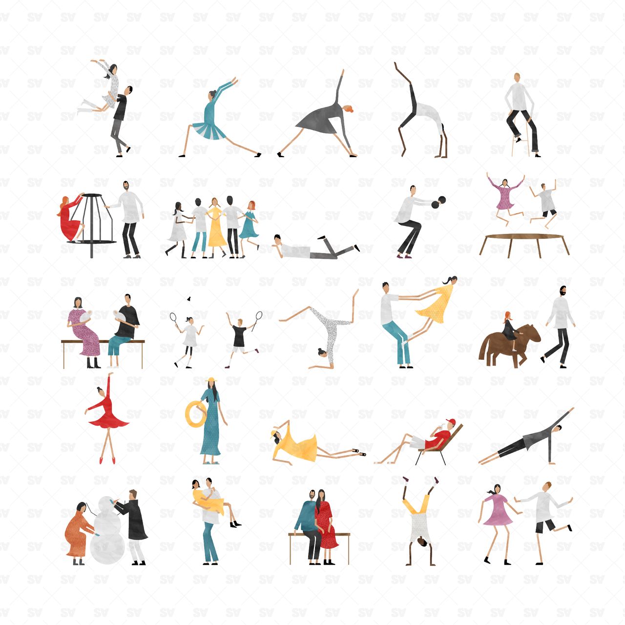 COLORFUL Japanese People Vector Pack – Studio Alternativi