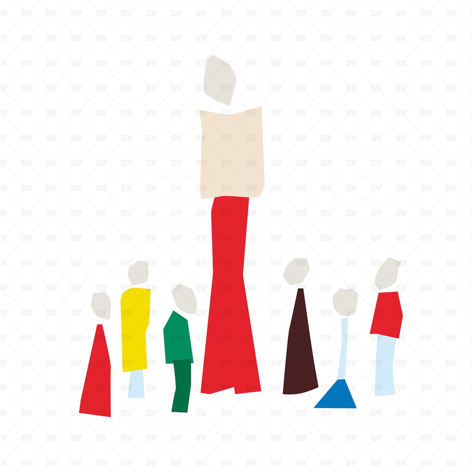 Childish Characters Vector Pack (50+ Figures) – Studio Alternativi