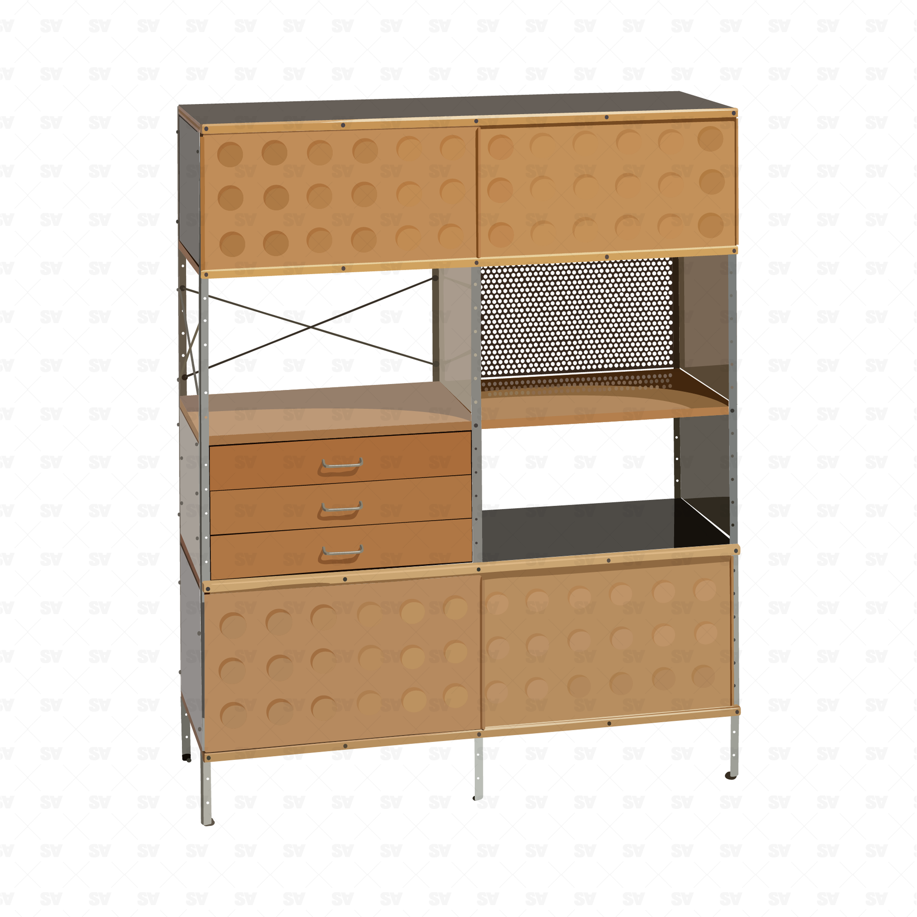 Vector Eames Furniture Mega-Pack (50 Figures) – Studio Alternativi