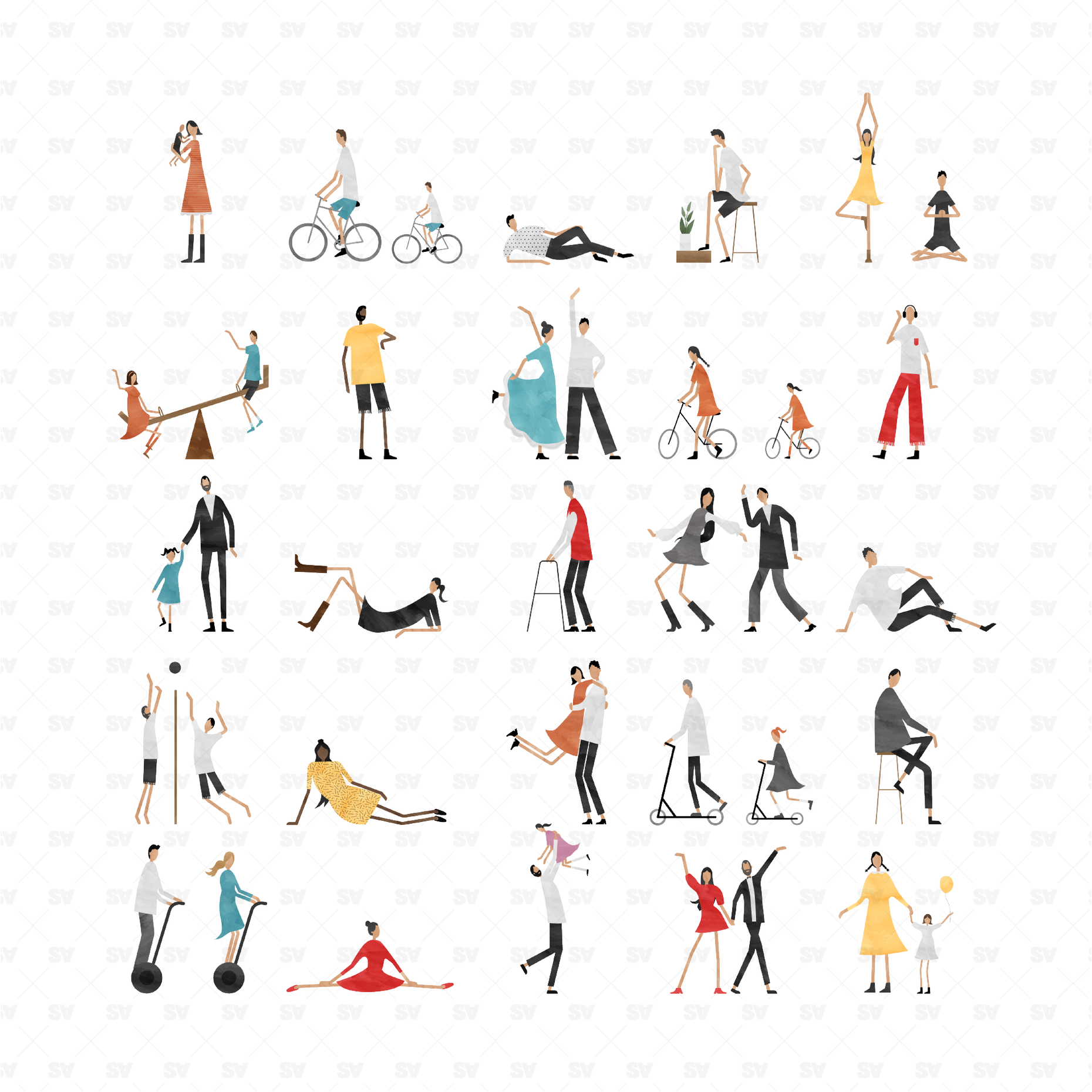 COLORFUL Japanese People Vector Pack – Studio Alternativi