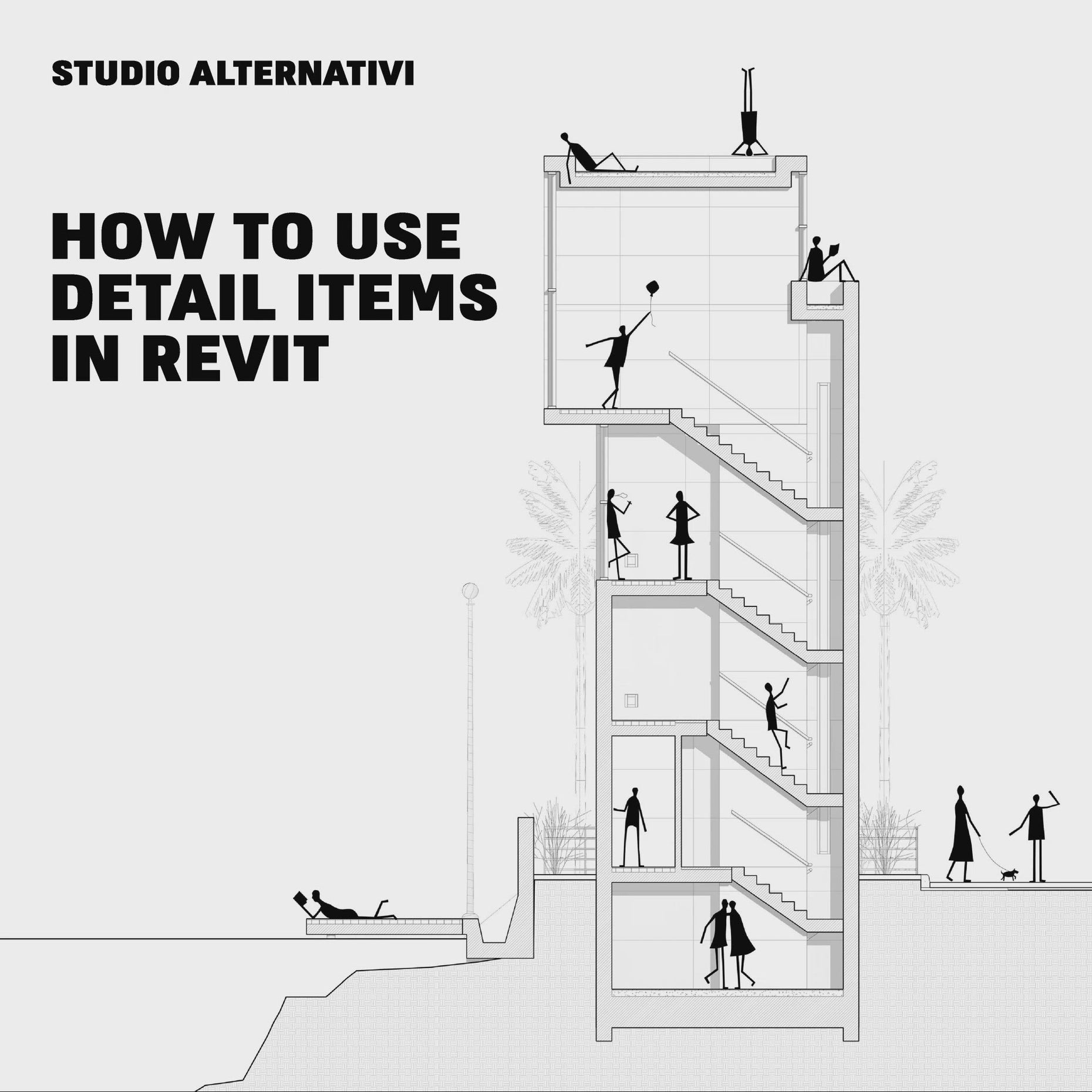 Revit 2D Sanaa People Families - Download Now – Studio Alternativi