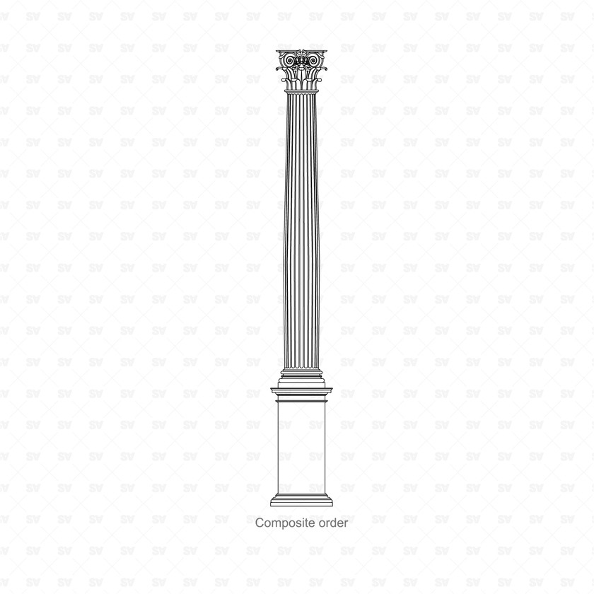 CAD & Vector Classical Columns Set – Studio Alternativi