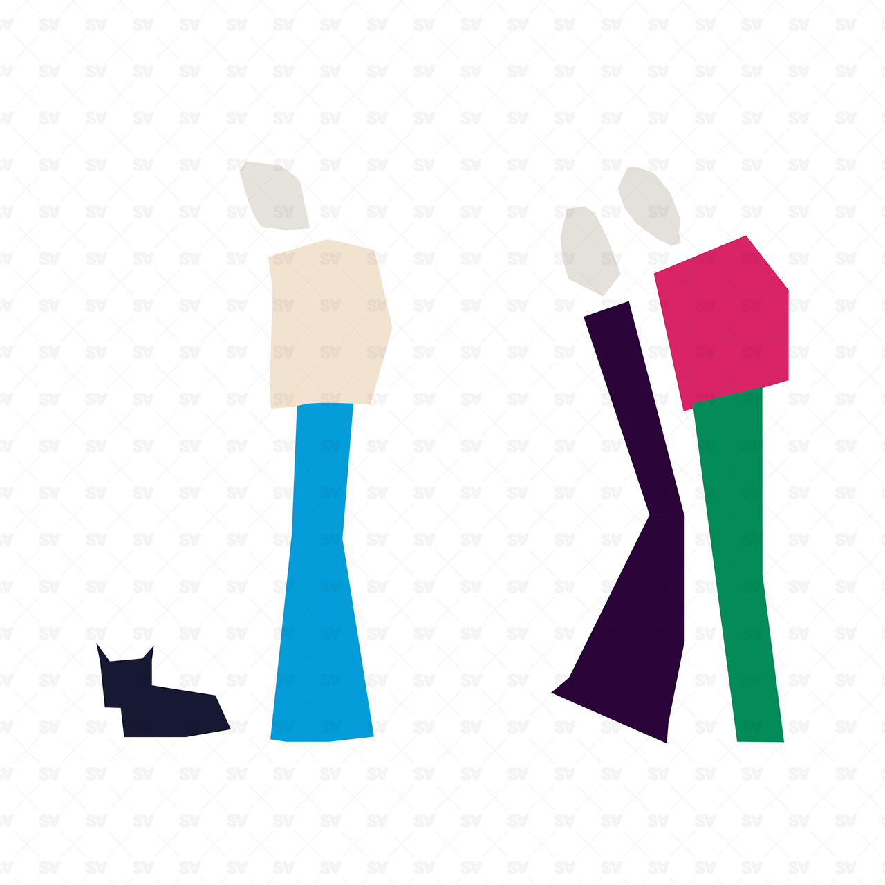 Childish Characters Vector Pack (50+ Figures) – Studio Alternativi