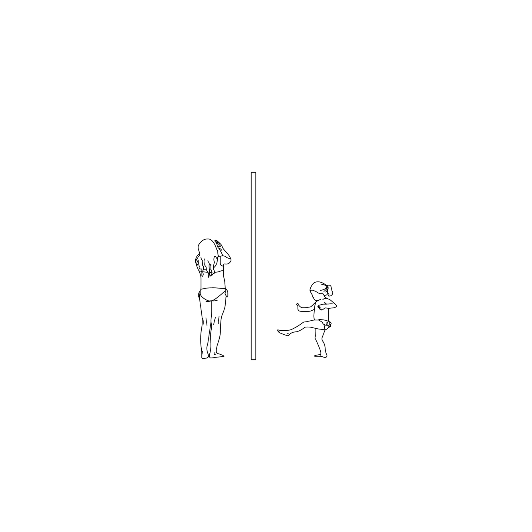 CAD & Vector Shower Set (Side View) | Studio Alternativi
