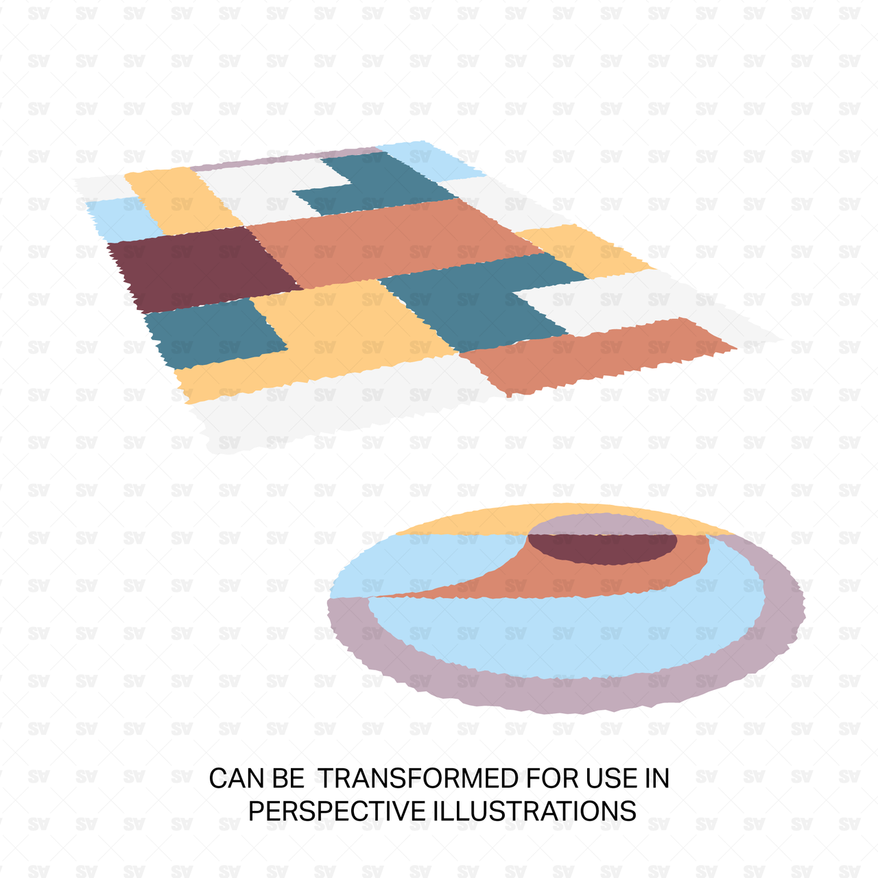 Vector Colorful Rugs | AI PNG | Studio Alternativi