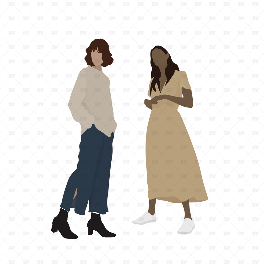 Flat vector poeple architecture | Free Download | Studio Alternativi