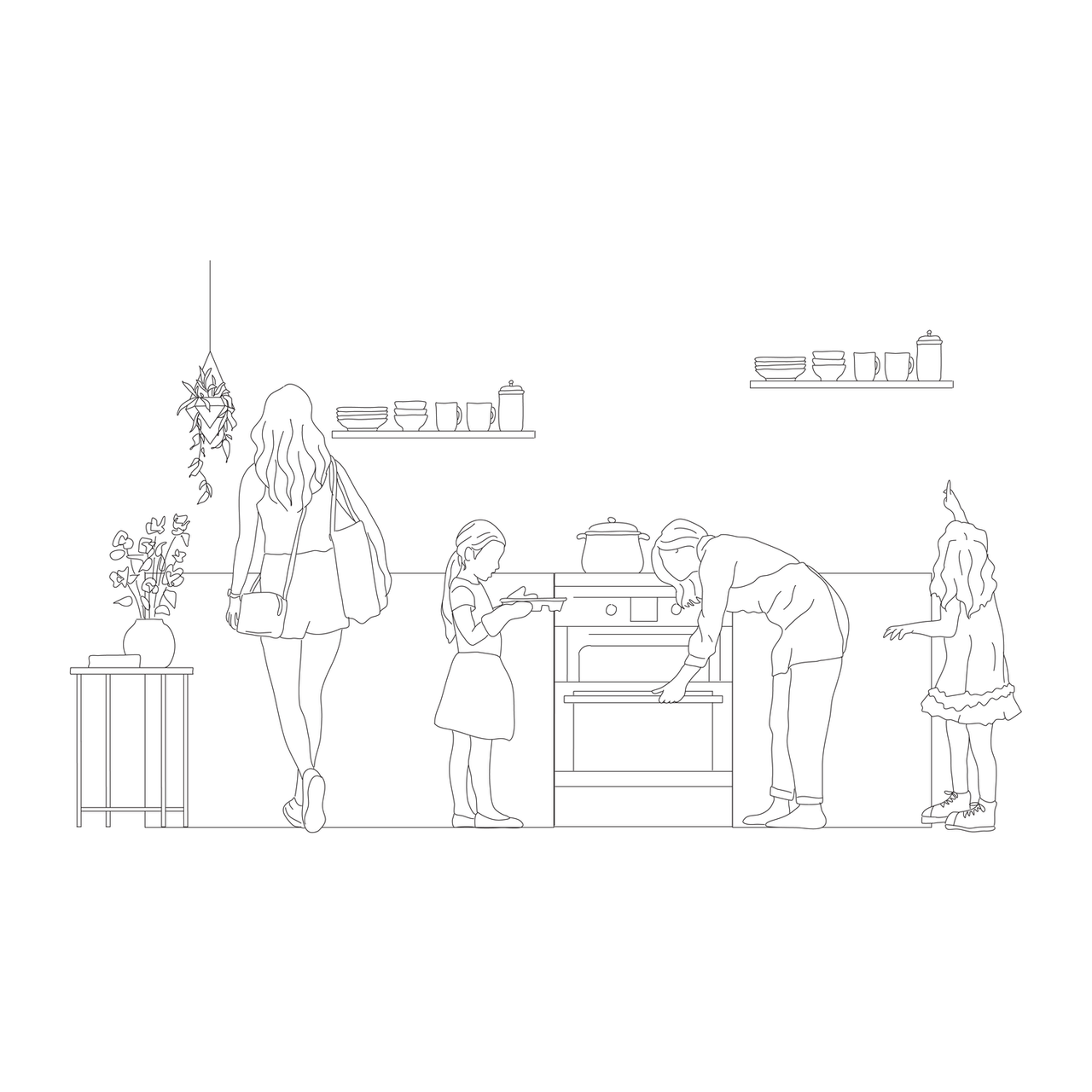 Vector & CAD People Furniture and plants - Free download – Studio ...