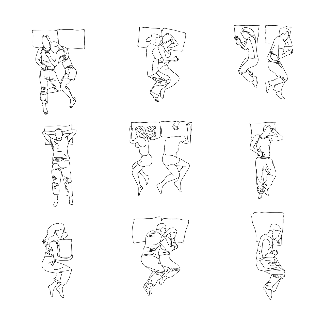 Top View People Mega-Pack - CAD & Vector (11 in 1) – Studio Alternativi