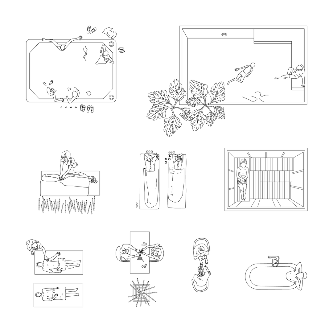 Top View People Mega-Pack - CAD & Vector (11 in 1) – Studio Alternativi