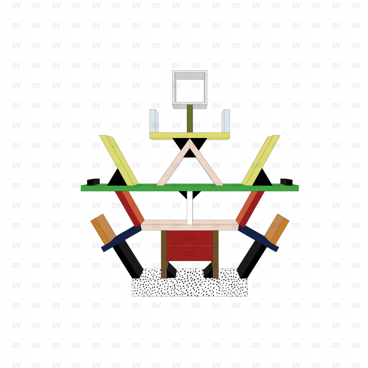 Memphis Collection Vector Characters Pack – Studio Alternativi