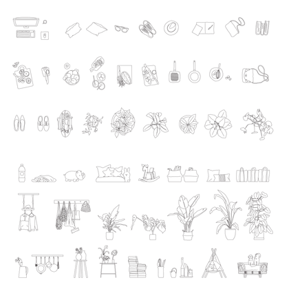 CAD and Vector Small Objects | Architecture | Studio Alternativi