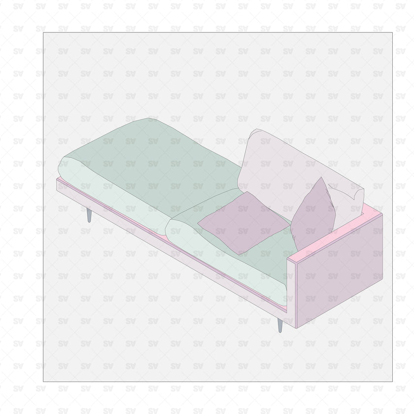 Isometric Modular Sofa - Transform Your Space – Studio Alternativi