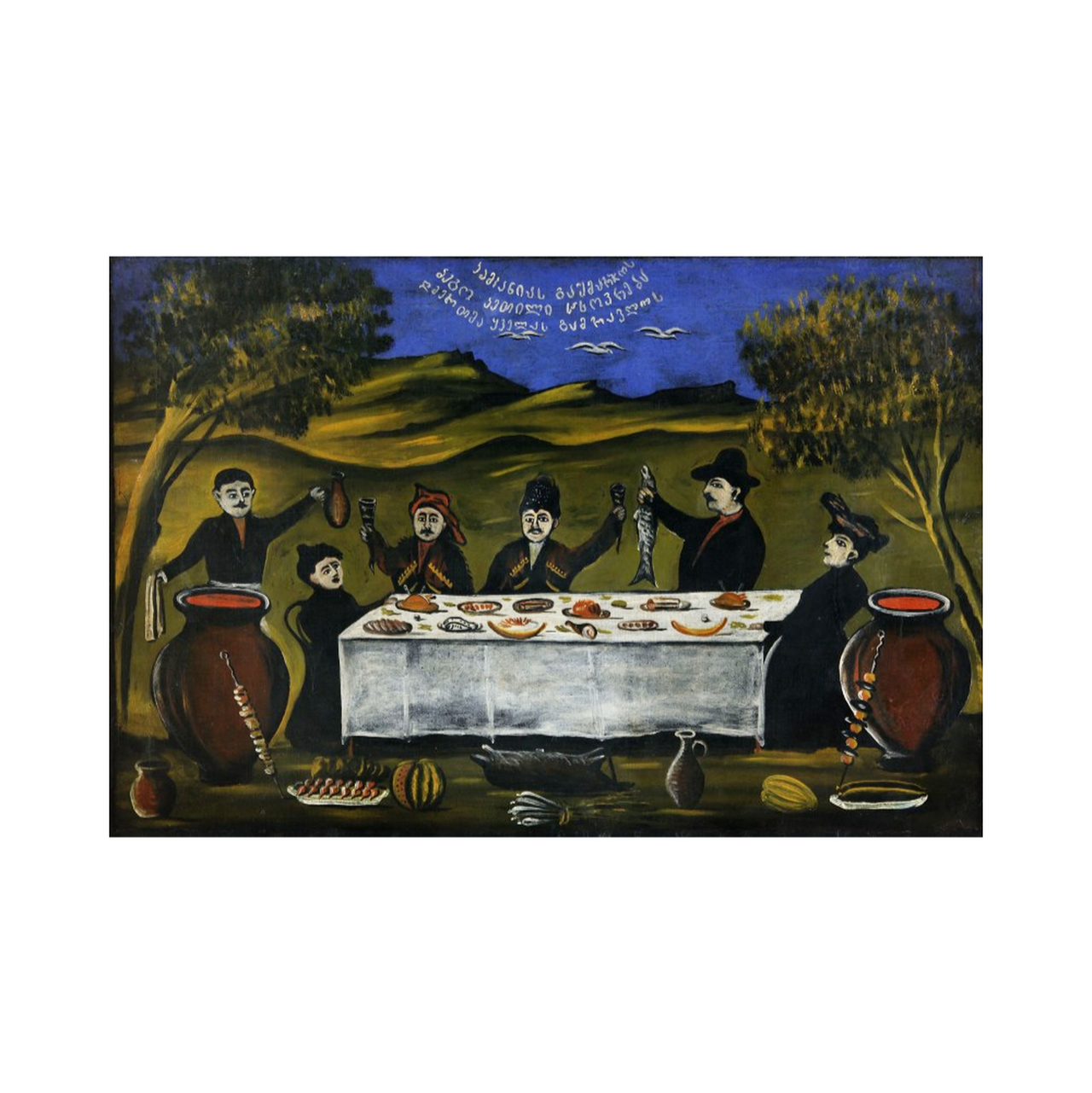 Niko Pirosmani Art Cutout Collection (74 PNG) – Studio Alternativi