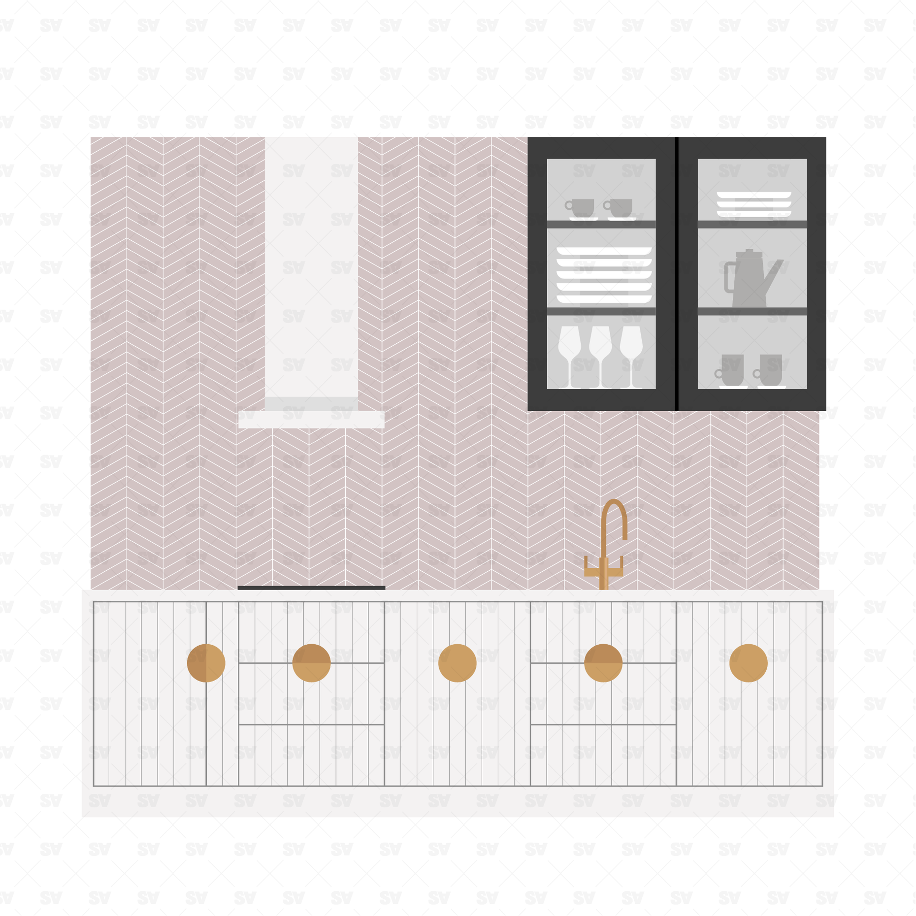 Vector Kitchen Furniture Décor Mega-Pack 110+ – Studio Alternativi