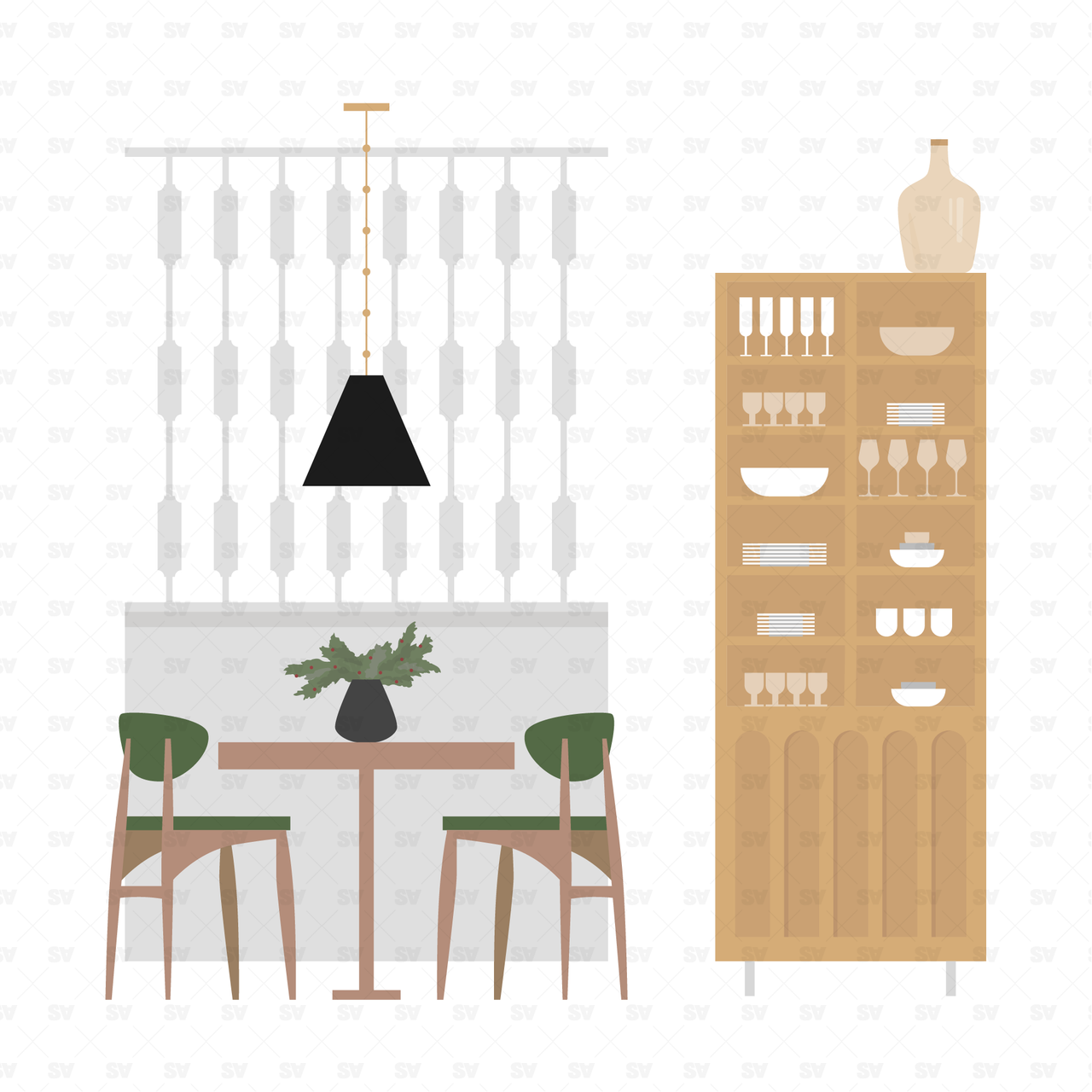 Vector Kitchen Furniture Décor Mega-Pack 110+ – Studio Alternativi