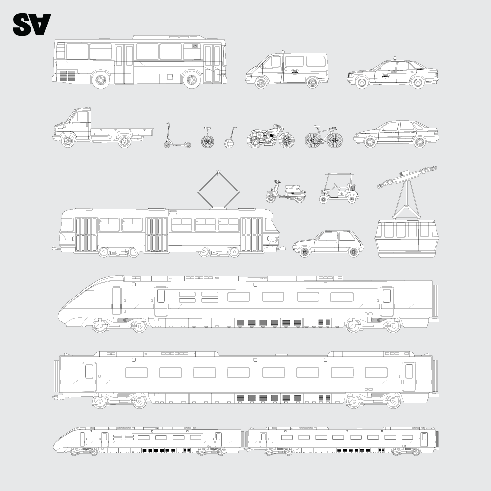Vector & CAD Vehicles Pack | DWG Cars | Studio Alternativi