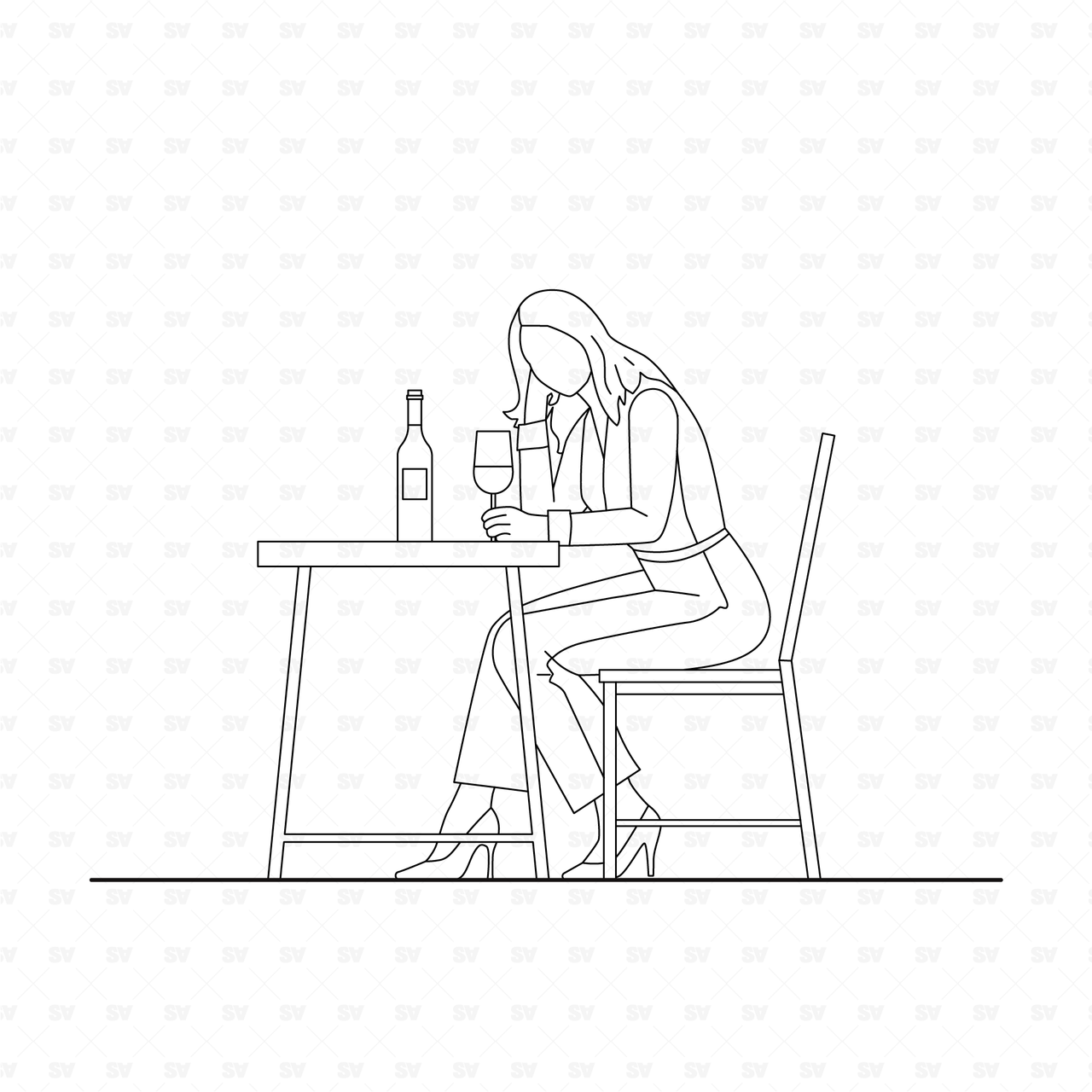 CAD & Vector People Eating Illustrations – Studio Alternativi
