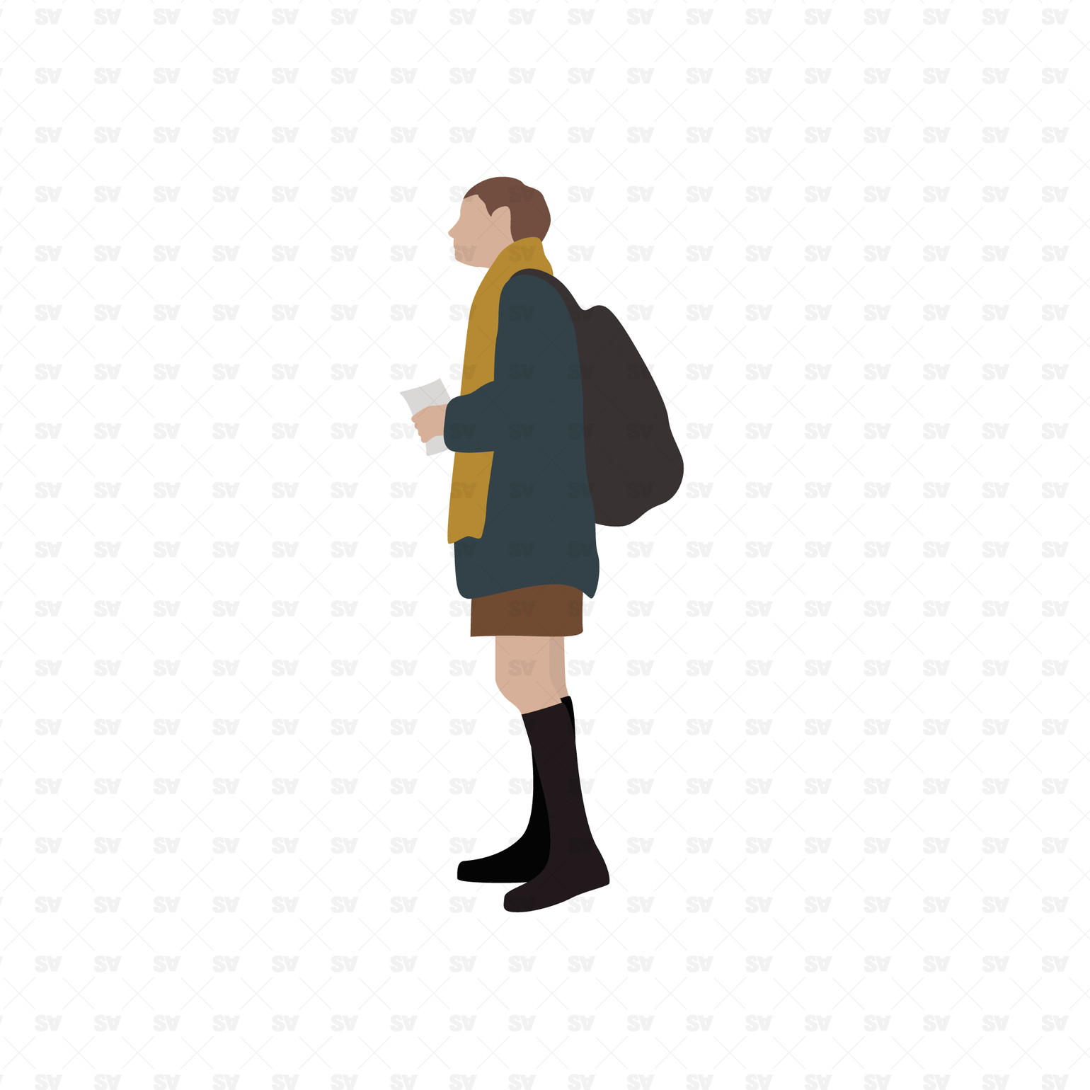 Flat Vector Museum People Set - Perfect for 3D Views – Studio Alternativi
