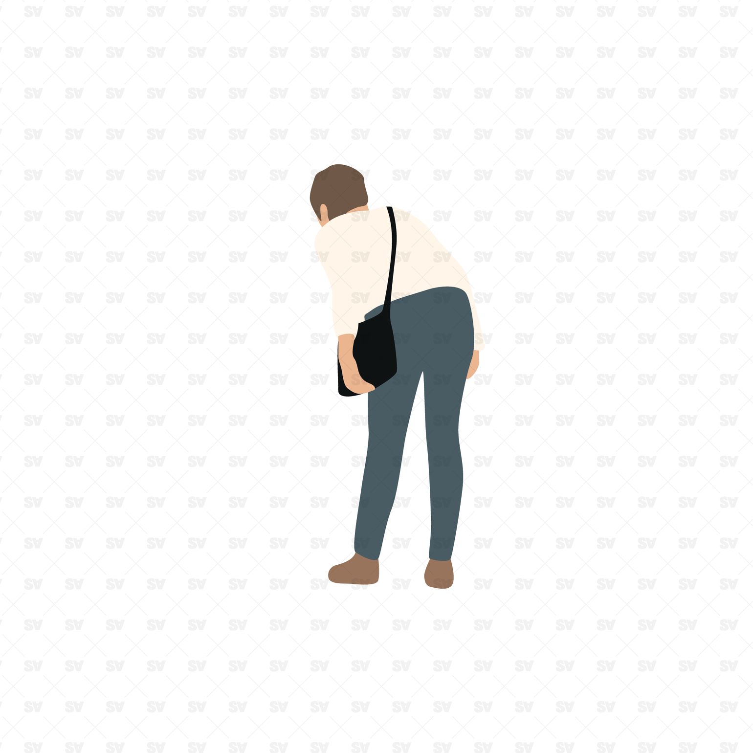 Flat Vector Museum People Set - Perfect for 3D Views – Studio Alternativi